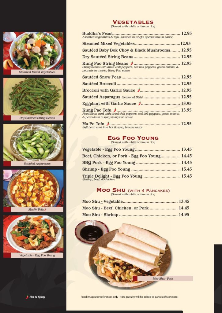 Dinner Menu 3 - Grandview Palace