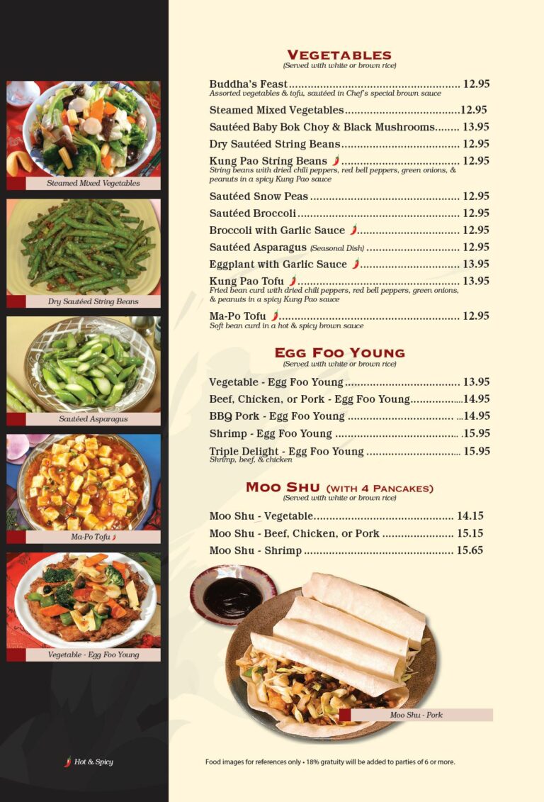 Dinner Menu 3 - Grandview Palace