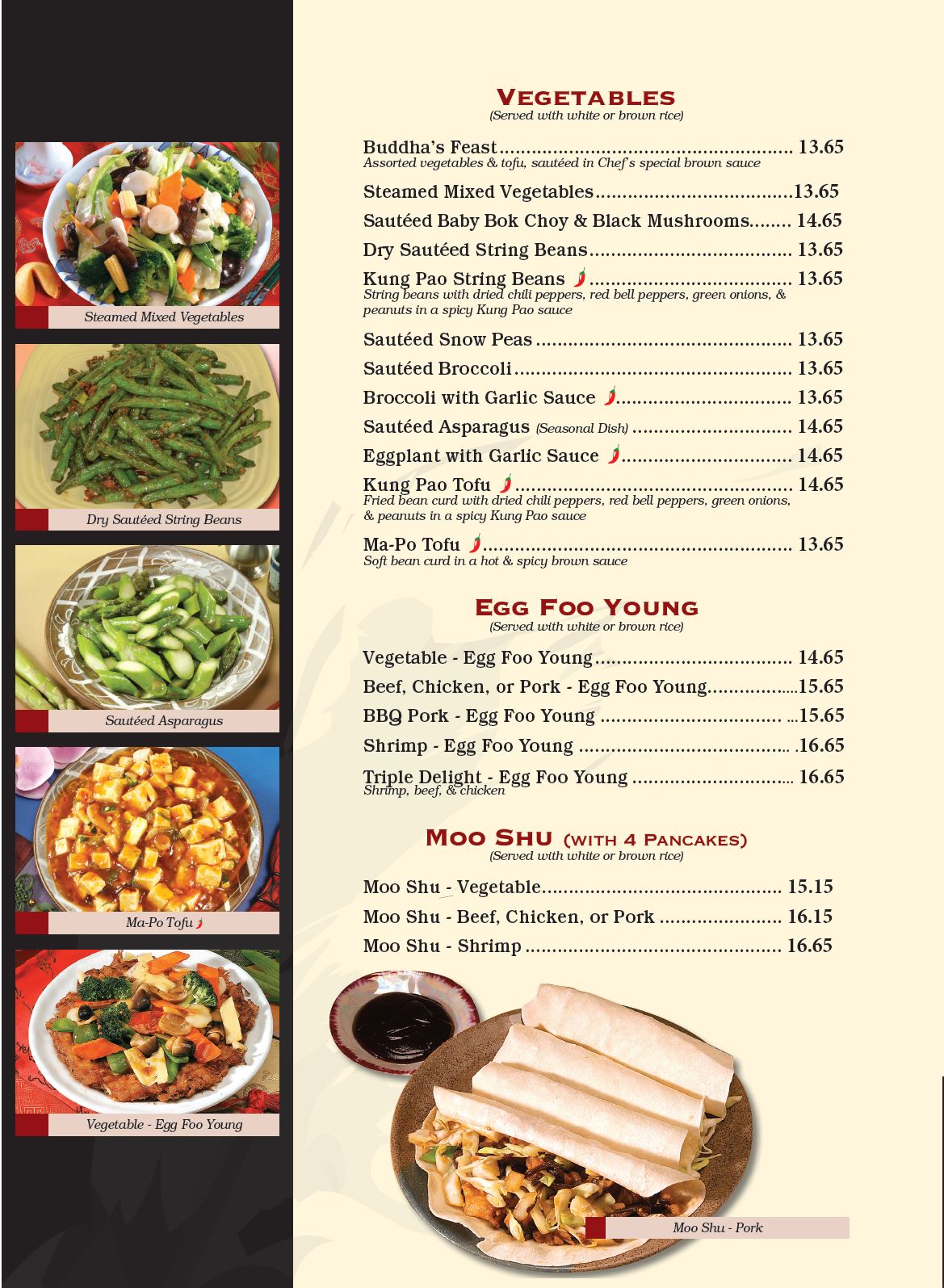 Dinner Menu 3 - Grandview Palace